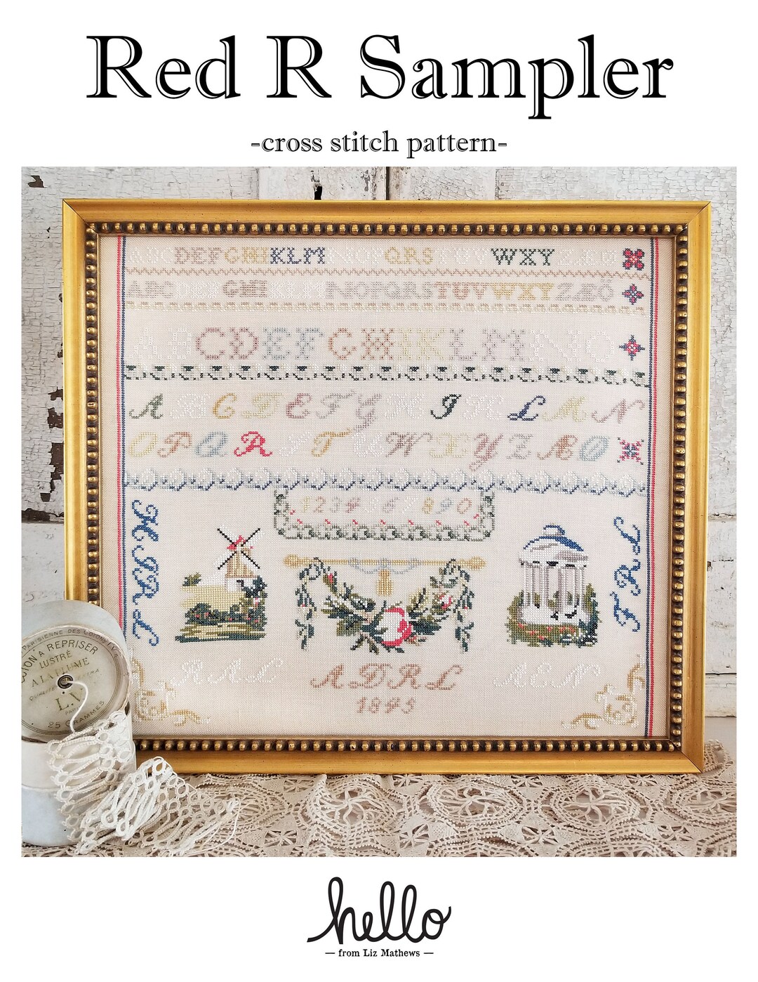 PDF Red R Sampler - Etsy
