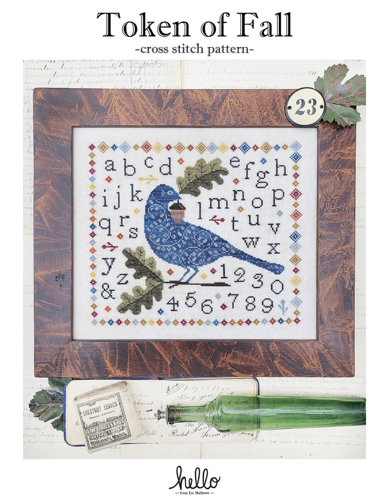 PDF Token of Fall Cross Stitch Pattern - Etsy