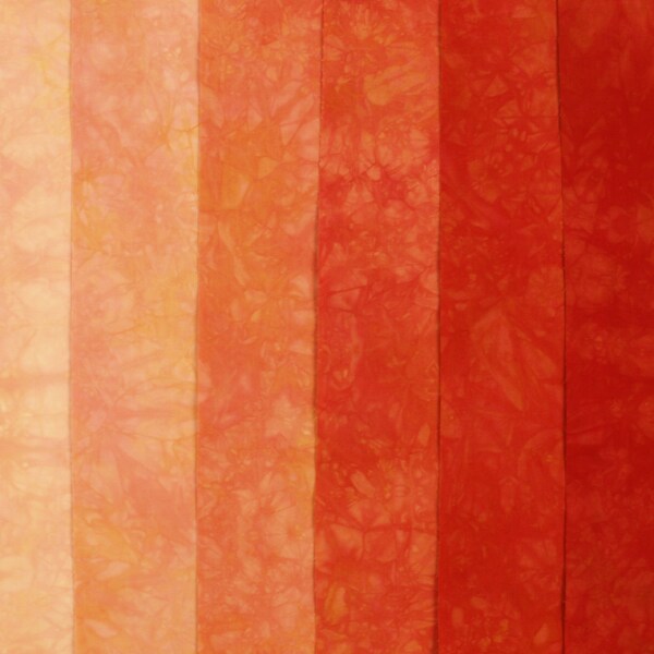 Red Orange Fabric - Etsy