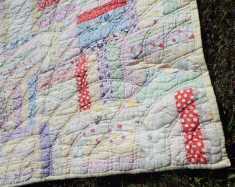 Patchwork quilt | Etsy