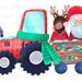 Santa on Tractor Png Christmas Tractor Png Christmas Boy - Etsy