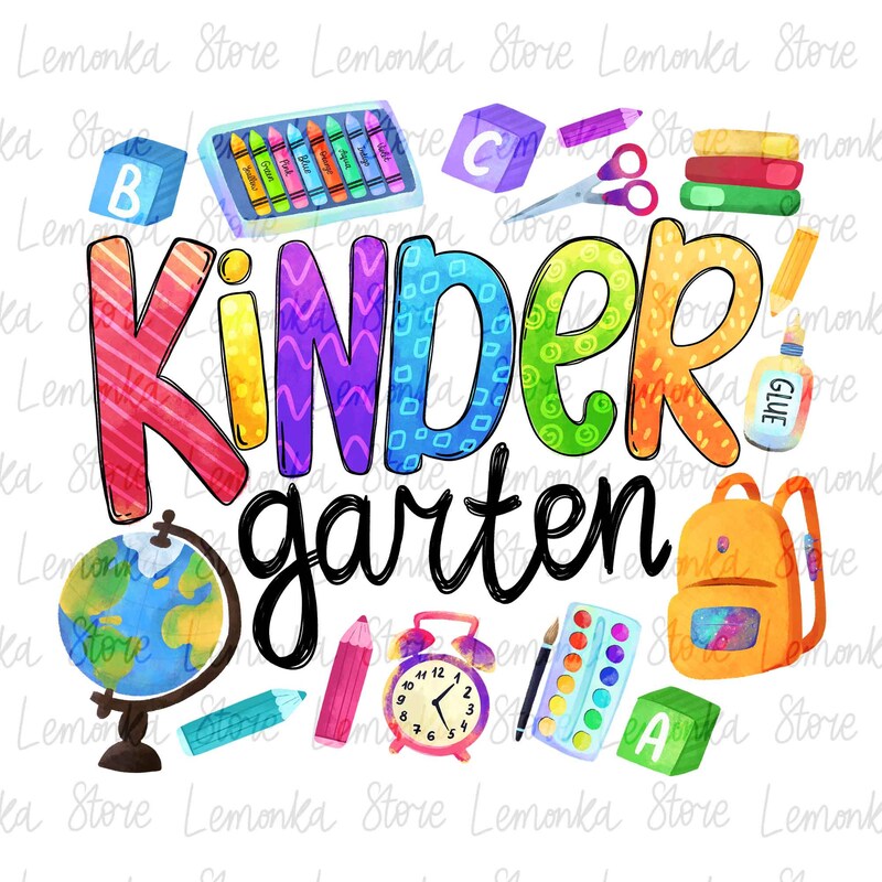 Kindergarten Clip Art - Etsy
