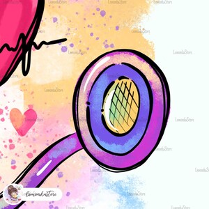 Nurse Png, Colorful Stethoscope Sublimation Designs, Watercolor ...