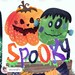 Halloween Tractor Pumpkin Monsters Png, Toddler Boys and Girls Spooky ...
