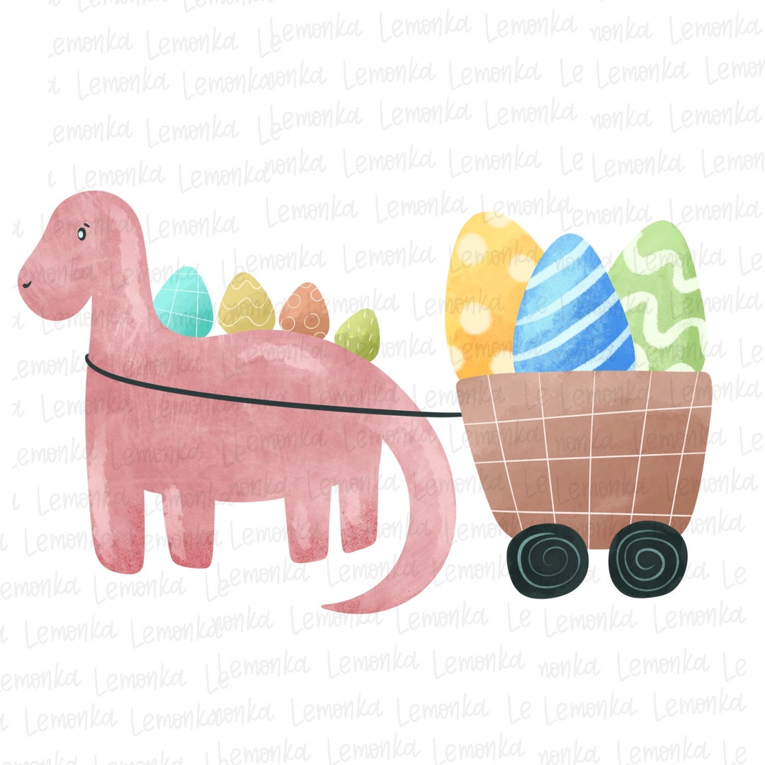 Easter Dinosaur Girl Png, Easter Dino Kids Sublimation Designs Download ...