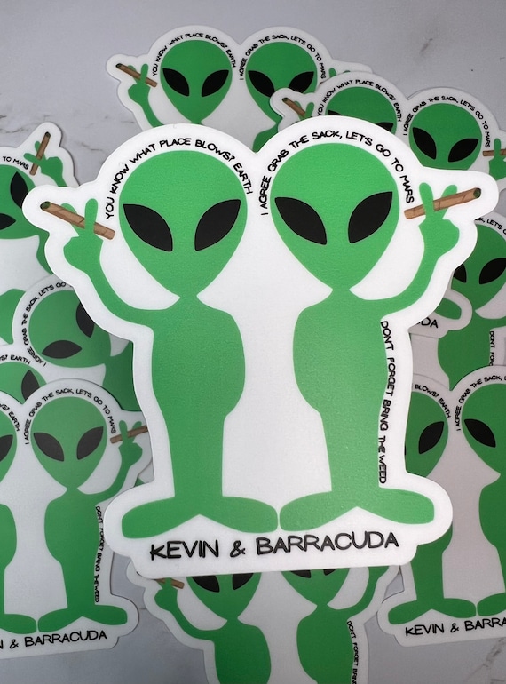 Kevin and Barracuda Sticker Funny Sticker Mainstream - Etsy