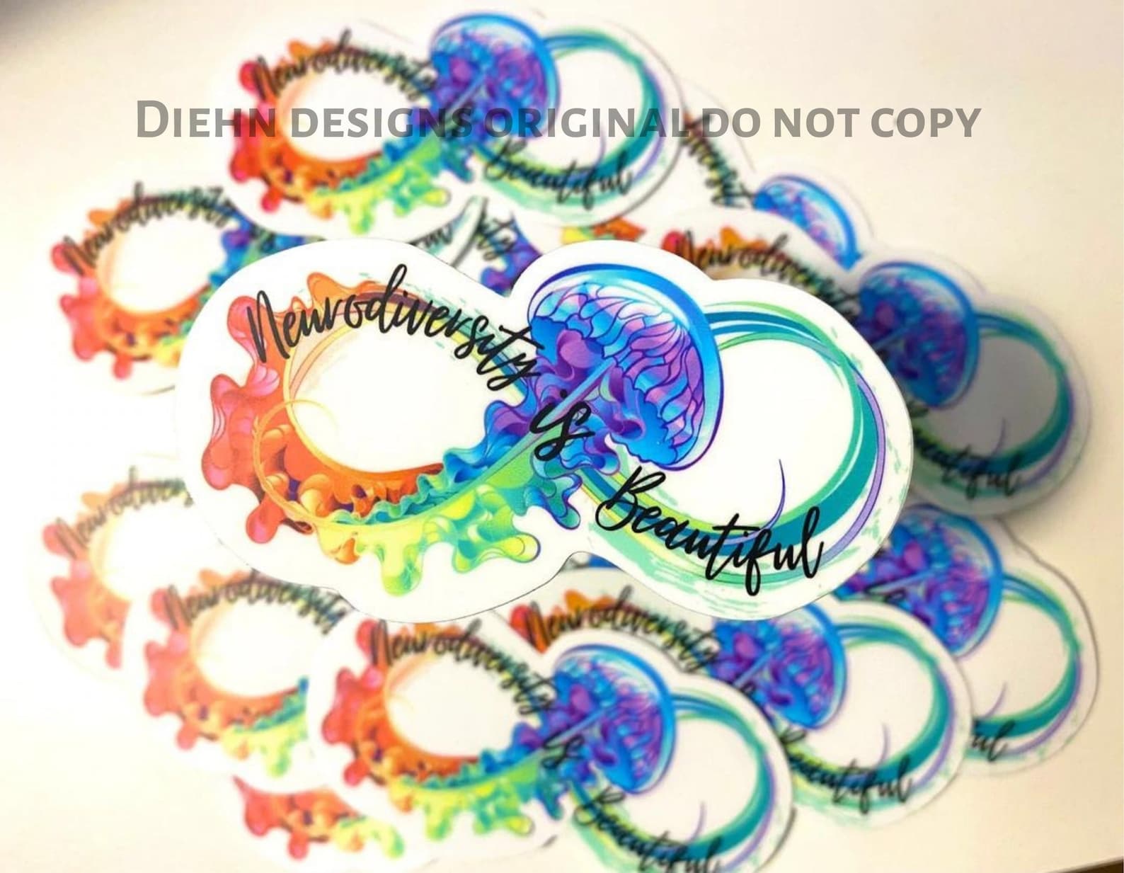 Neurodiversity is Beautiful Sticker Neurodivergent - Etsy
