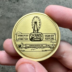 Custom Brass Challenge Coin, Decision Coin, Flip Coin, Souvenir Token ...