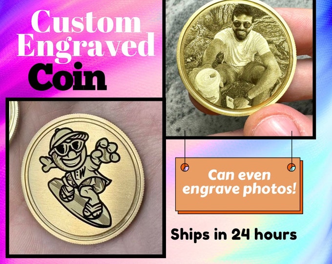 Custom Brass Challenge Coin, Decision Coin, Flip Coin, Souvenir Token ...
