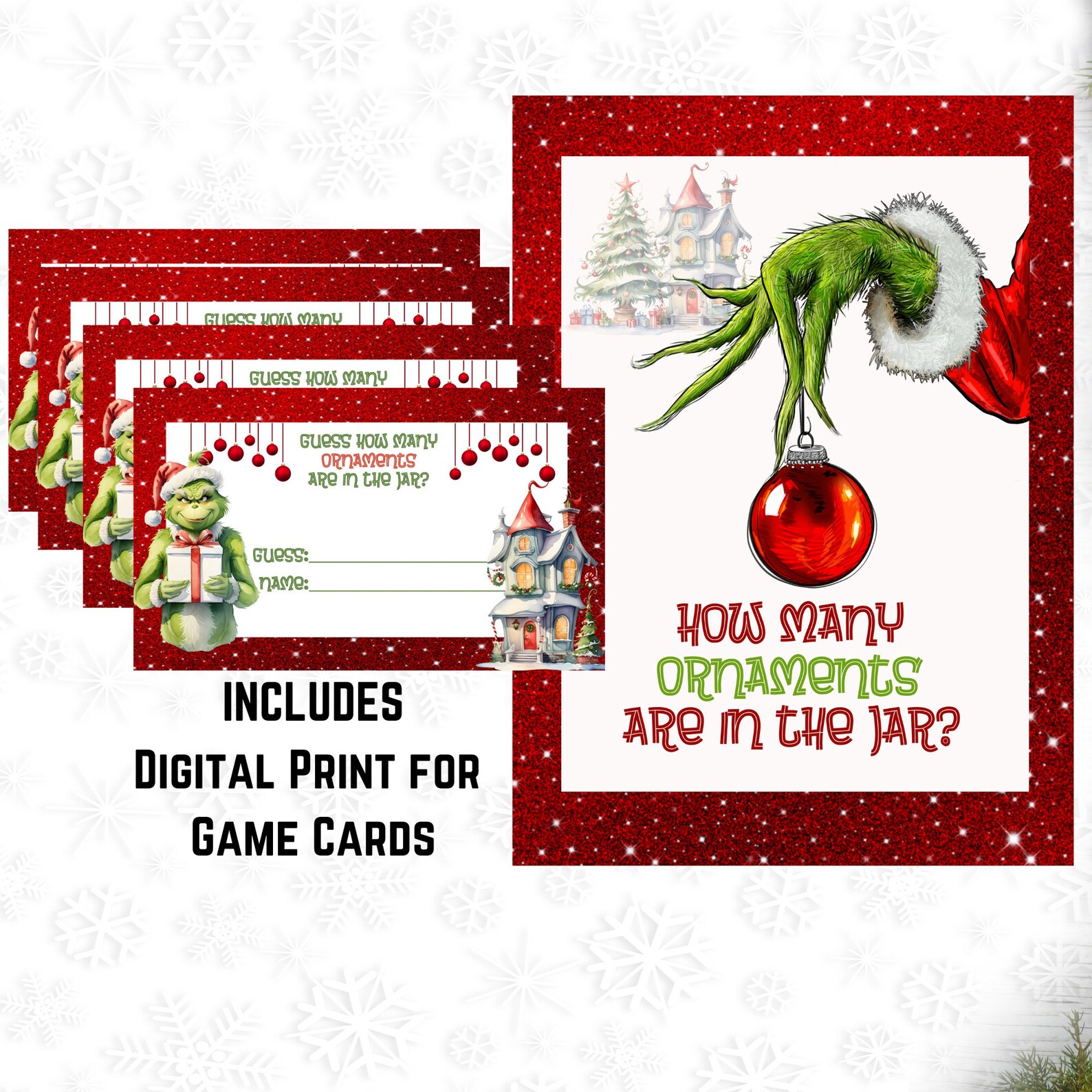 Grinch Game Bundle | 7 Games | Grinchmas Games | Christmas Party Games ...