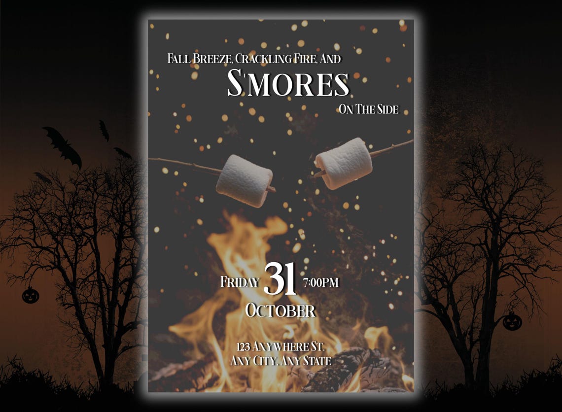 Editable Fall Party Invitation, Fall Harvest Party Invitation Fall ...