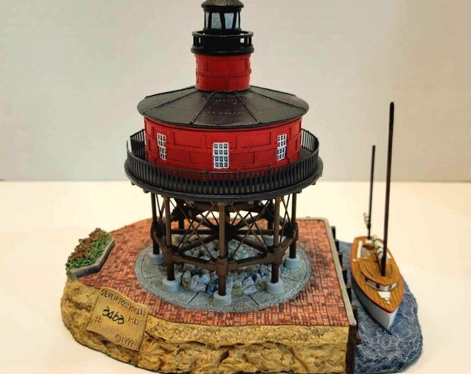 Signed and Dated Harbour Lights Lighthouse Coastalcore 521 Seven Foot ...