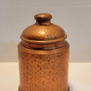 Hammered Copper Humidor, Vintage Hammered Copper Humidor, Vintage ...