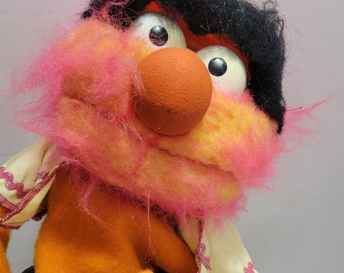 Jim Henson's Animal 26 Muppet Doll, Vintage Fisher Price Puppet ...