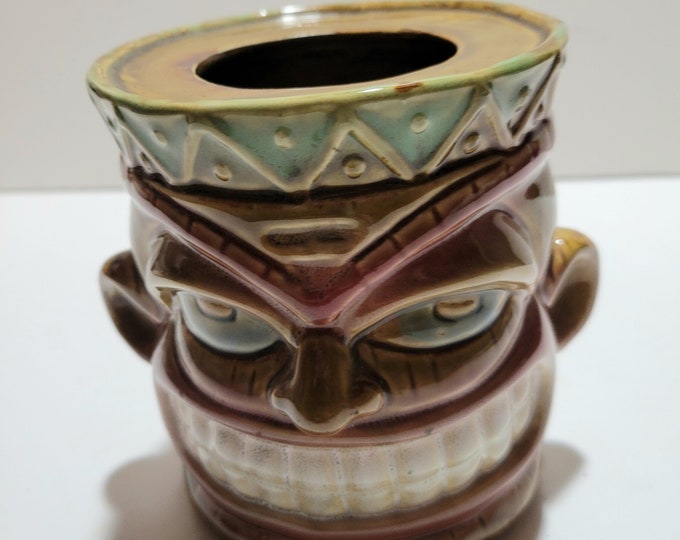 Tiki Planter, Tiki Planter, Vintage Tiki, Vintage Ceramic Tiki, Tiki ...