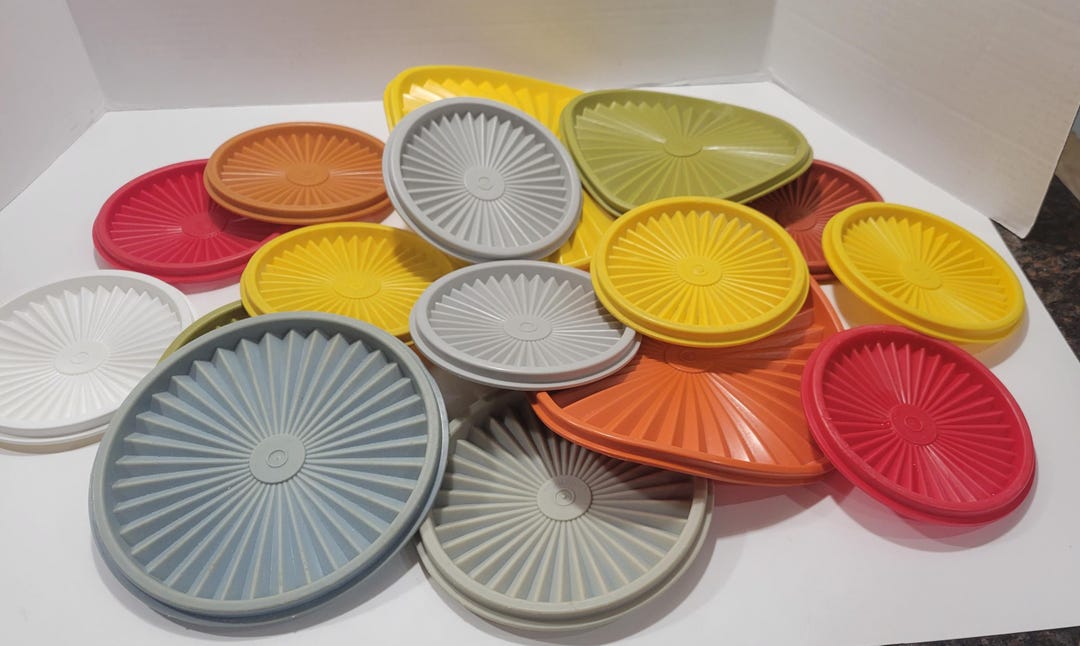 Vintage Tupperware Lids, Tupperware, Retro, 1970s - Etsy