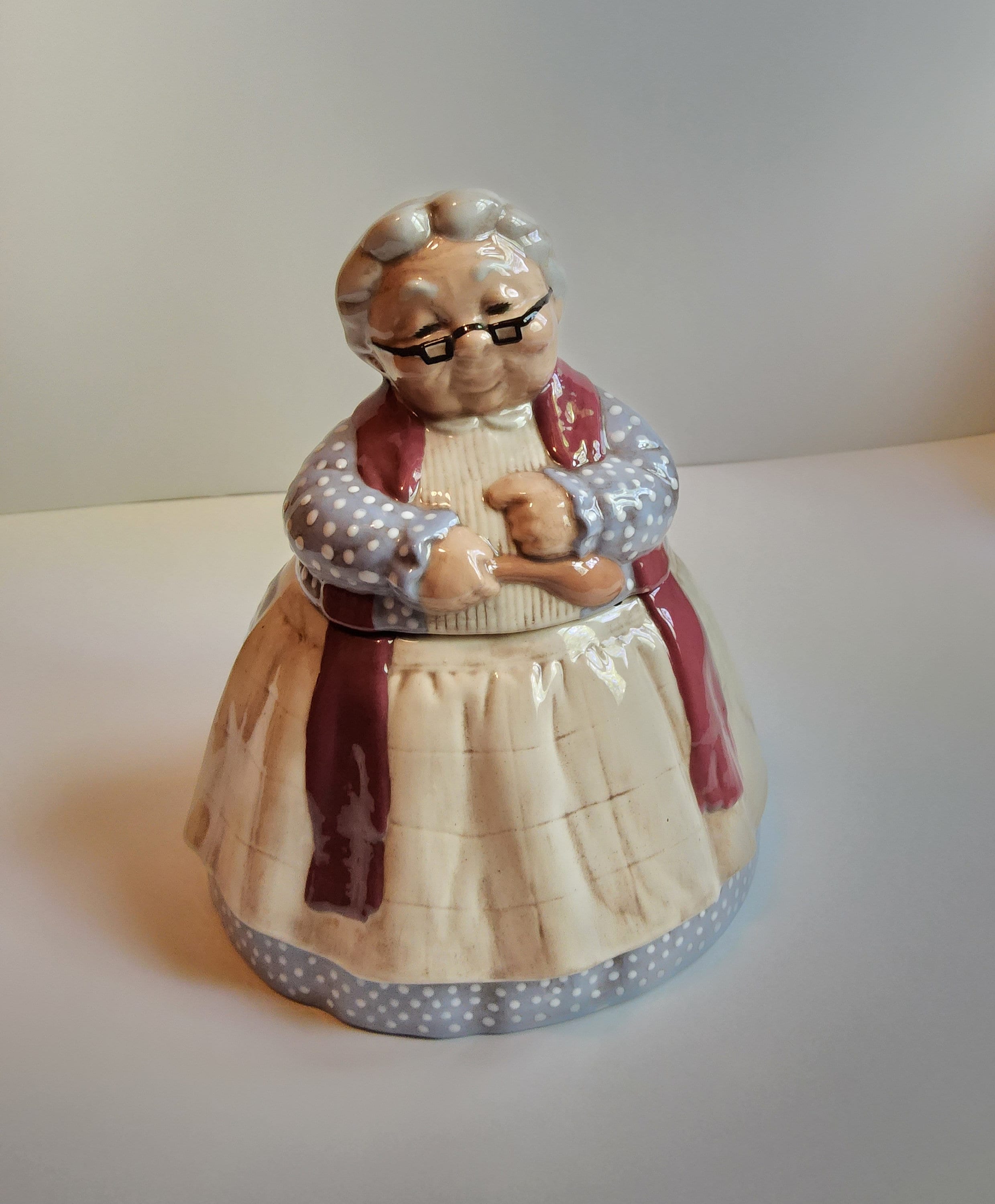 Vintage Granny Cookie Jar Vintage Cookie Jar Grandma Cookie - Etsy