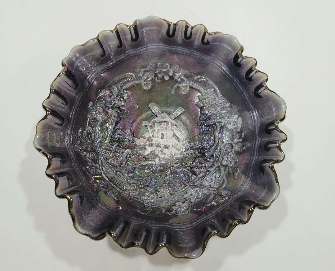 Imperial Amethyst Carnival Glass, Vintage Carnival Glass, Carnival ...
