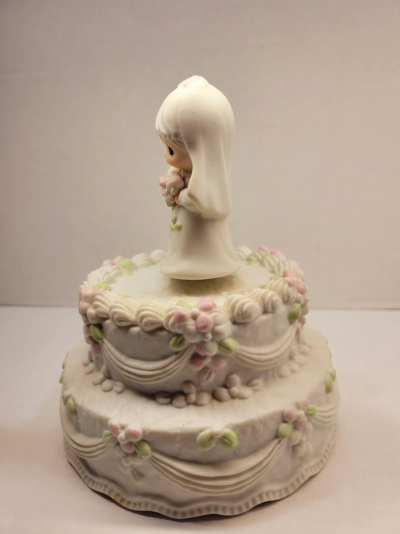 Precious Moments Precious Moments Wedding Cake Music Box - Etsy
