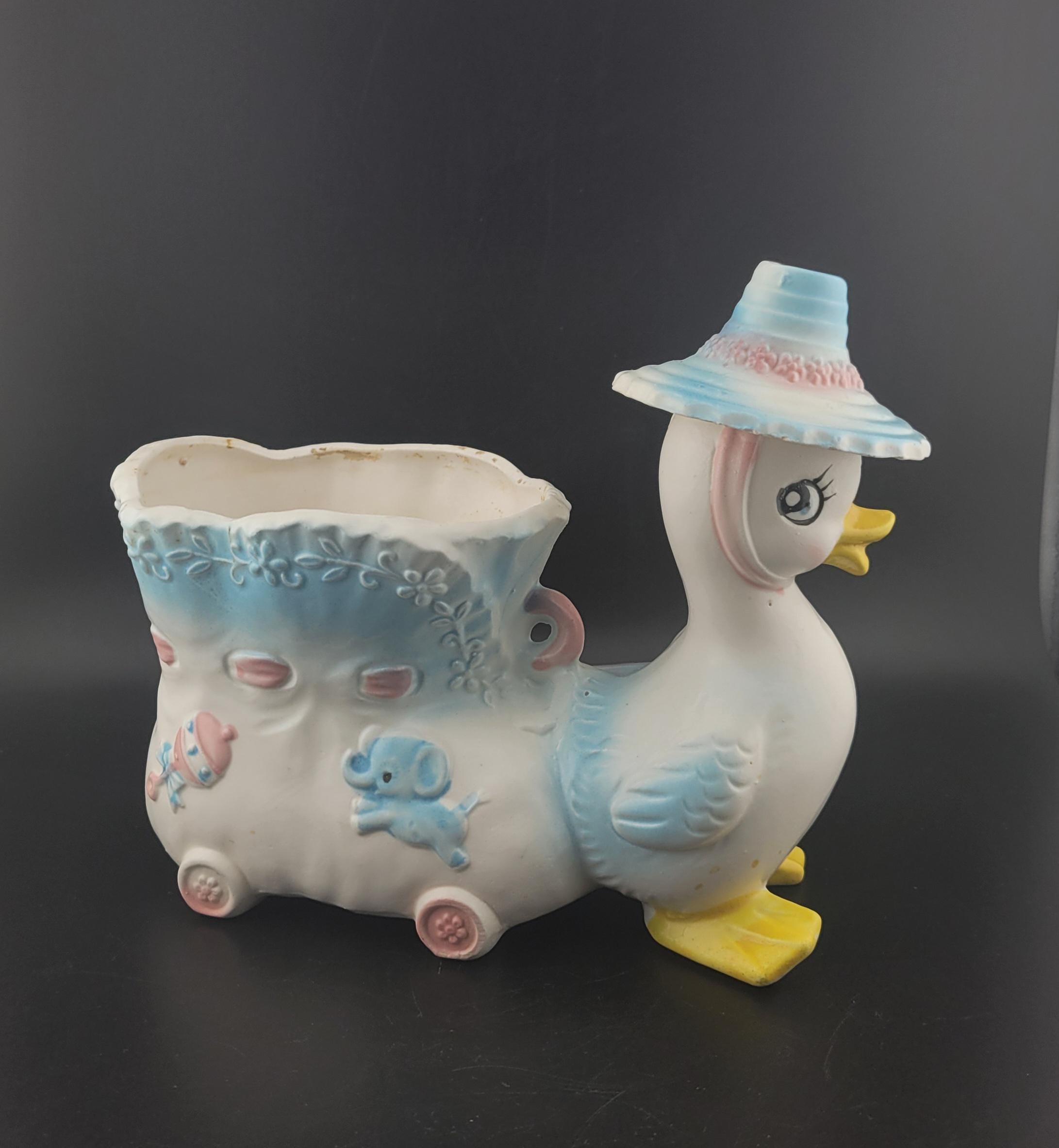 Napco Duck Planter, Napcoware Baby Planter, Napco Planter, Mother Goose ...