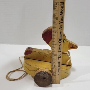 Primitive Wood Chicken Pull Toy, Vintage - Etsy