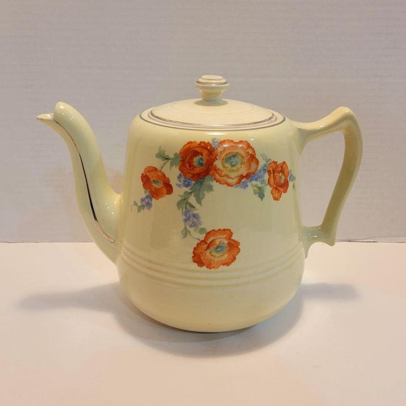 Floral Coffee Pot - Etsy