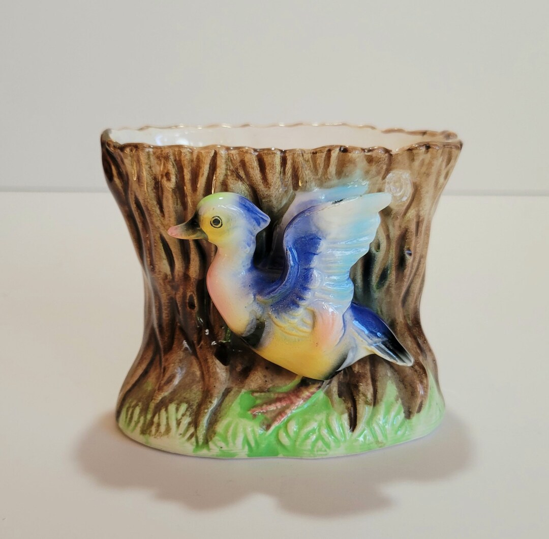 Duck Planter, Vintage Cute Duck Indoor Planter, Duck Planter, Vintage ...