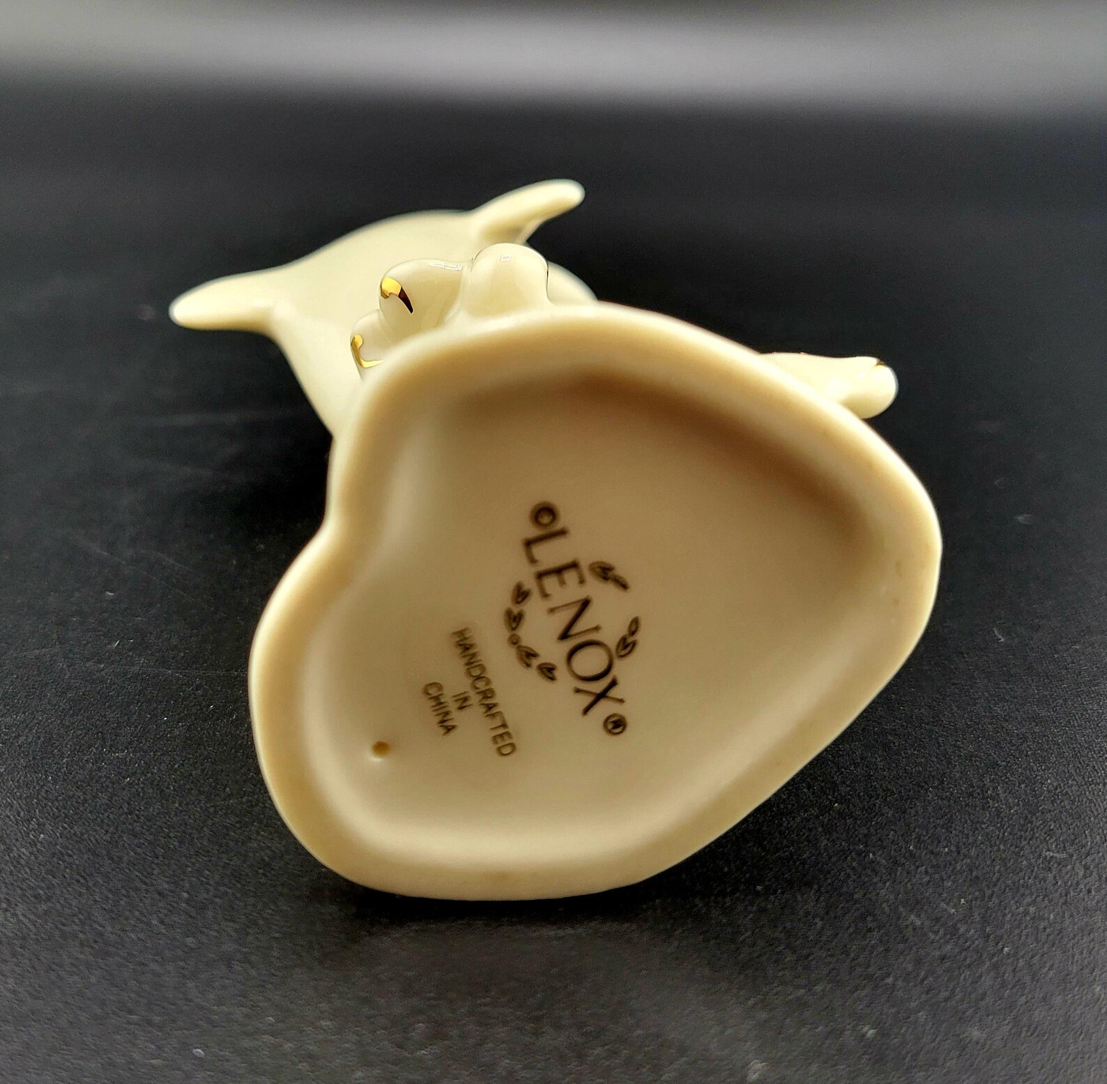 Lenox Small Dolphin Figurine Trimmed in Gold, Coastal Core, White ...