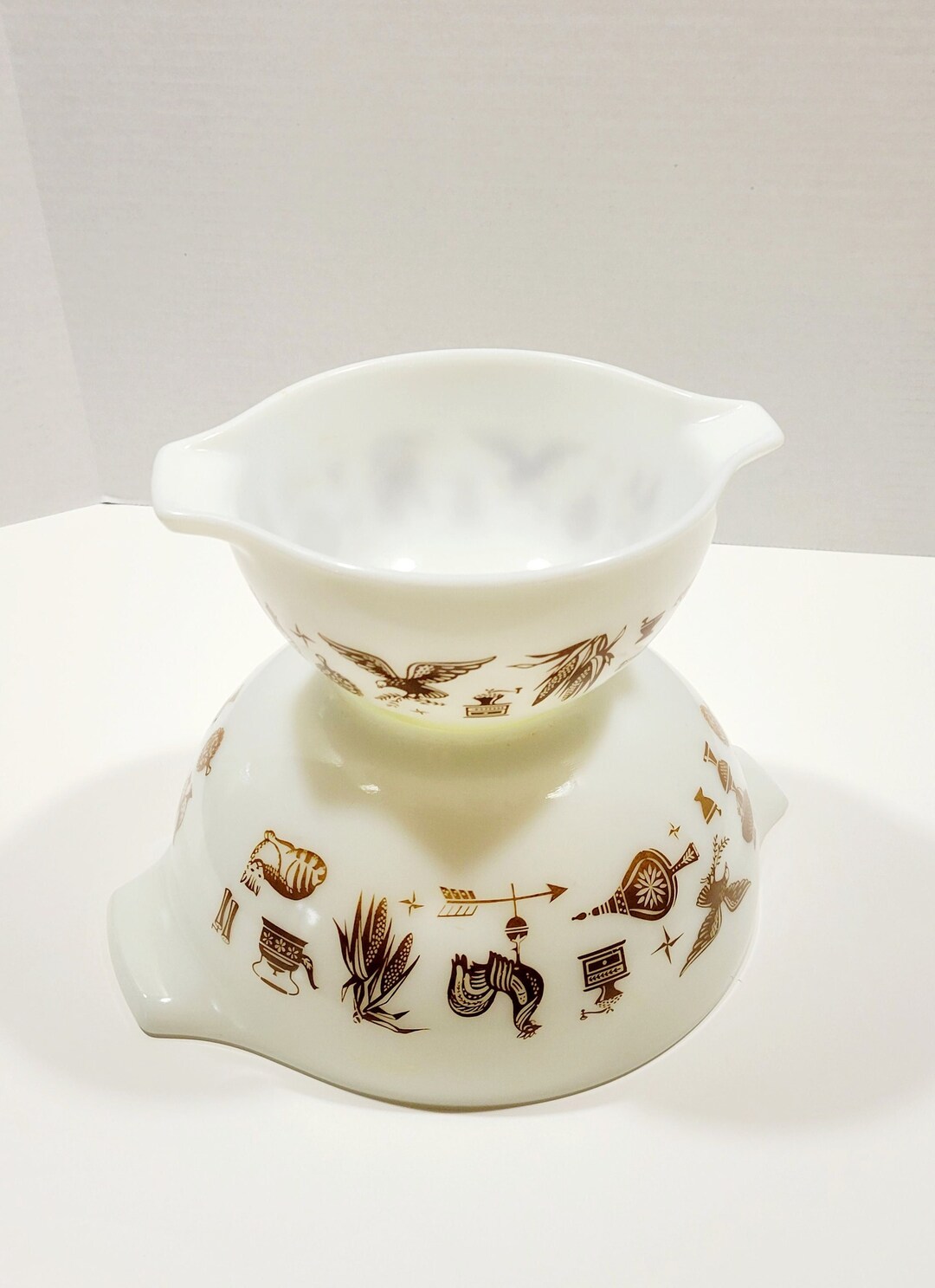 Vintage Pyrex Cinderella Nesting Bowls, Early Pyrex Bowls, Pyrex ...