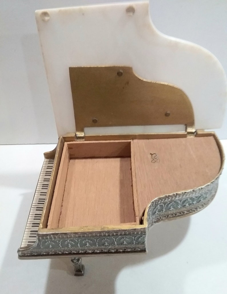 Vintage Grand Piano Music Box Vintage Piano Jewelry - Etsy