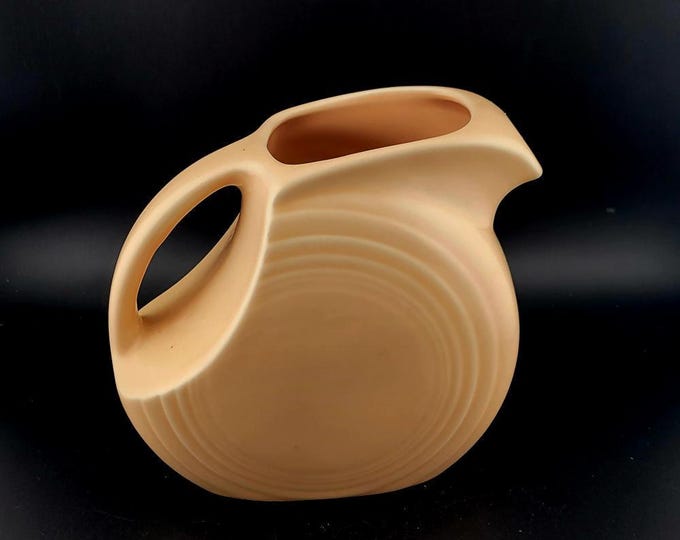 Fiestaware Homer Laughlin Disc Pitcher, Pitcher, Fiestaware, Vintage ...