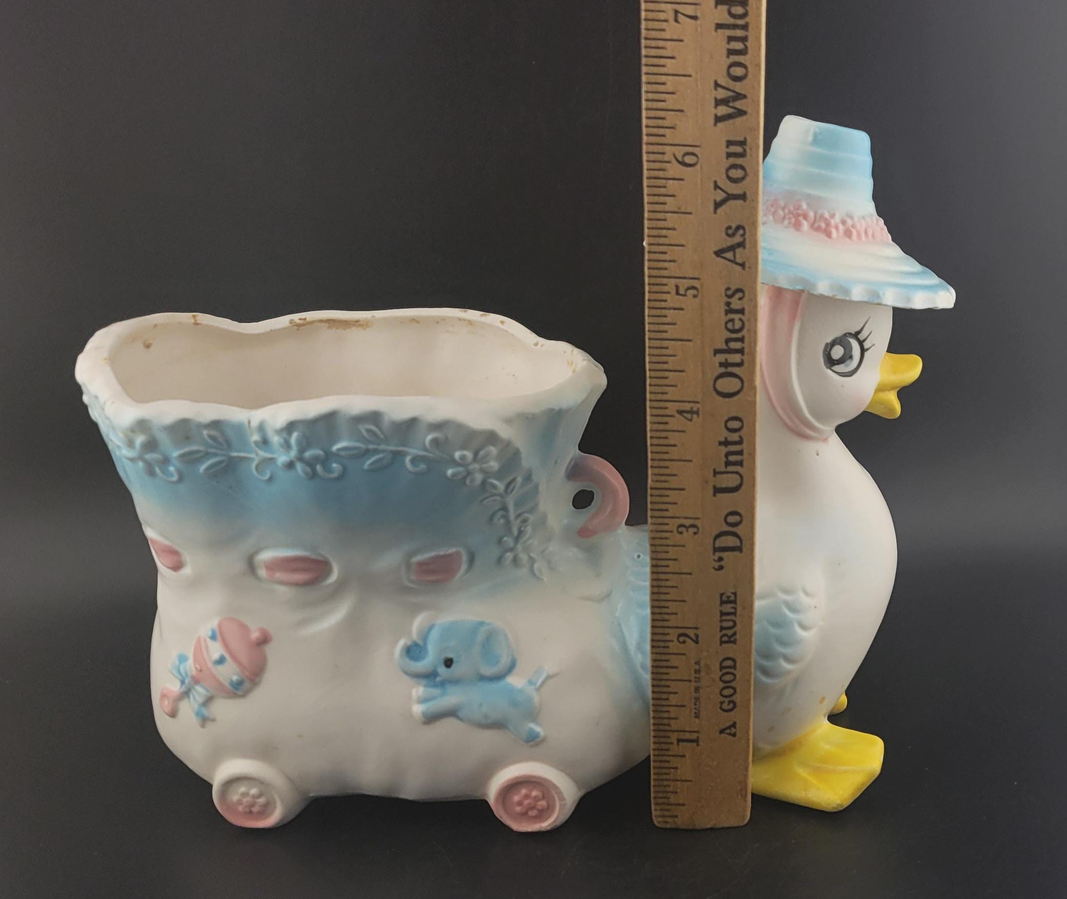 Napco Duck Planter, Napcoware Baby Planter, Napco Planter, Mother Goose ...