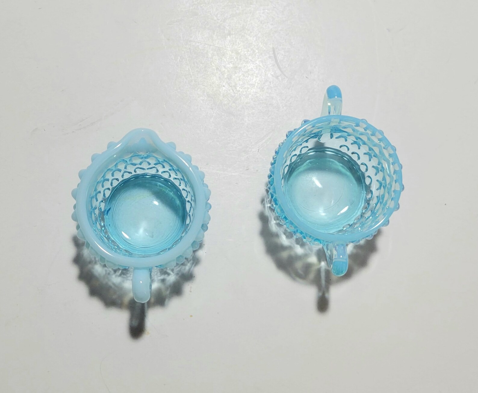 Vintage Fenton Hob Nail Glass Vintage Turquoise Fenton Glass - Etsy