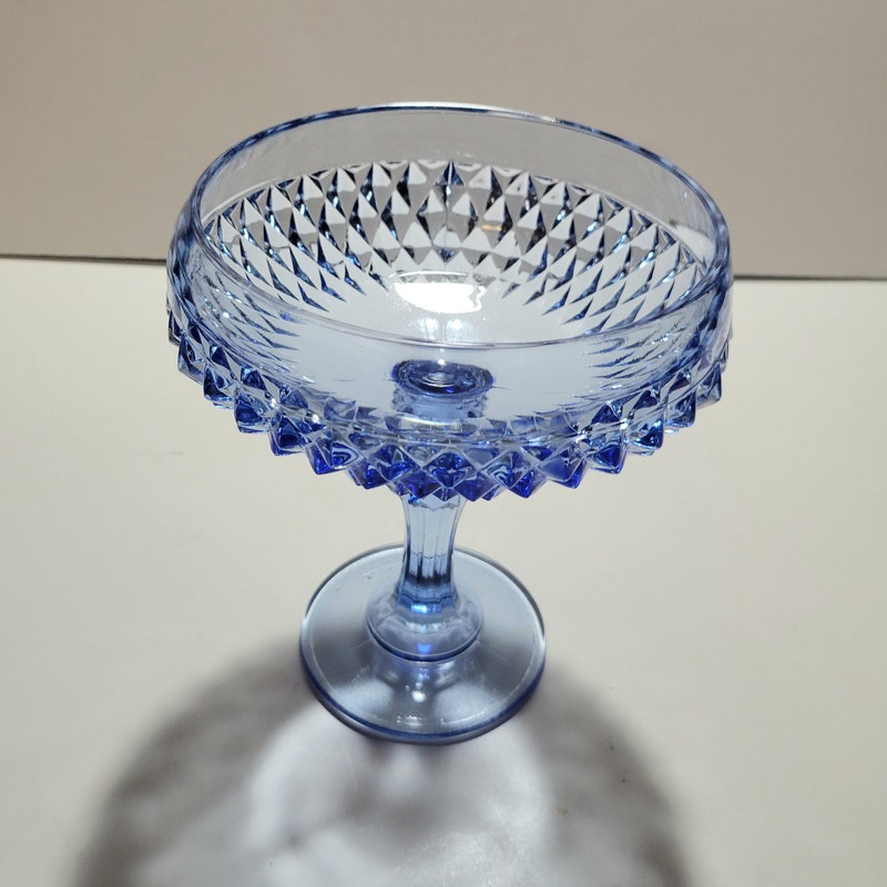 Blue Glass Compote - Etsy