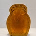 Vintage Blenko Amber Heavy Glass Owl - Etsy
