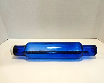 Antique Cobalt Blue Glass Rolling Pin Very Collectable and Rare Item - Etsy