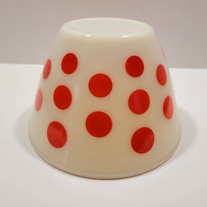 Fire King Red Dots Nesting Bowl Vintage Fire King Dots Bowl - Etsy