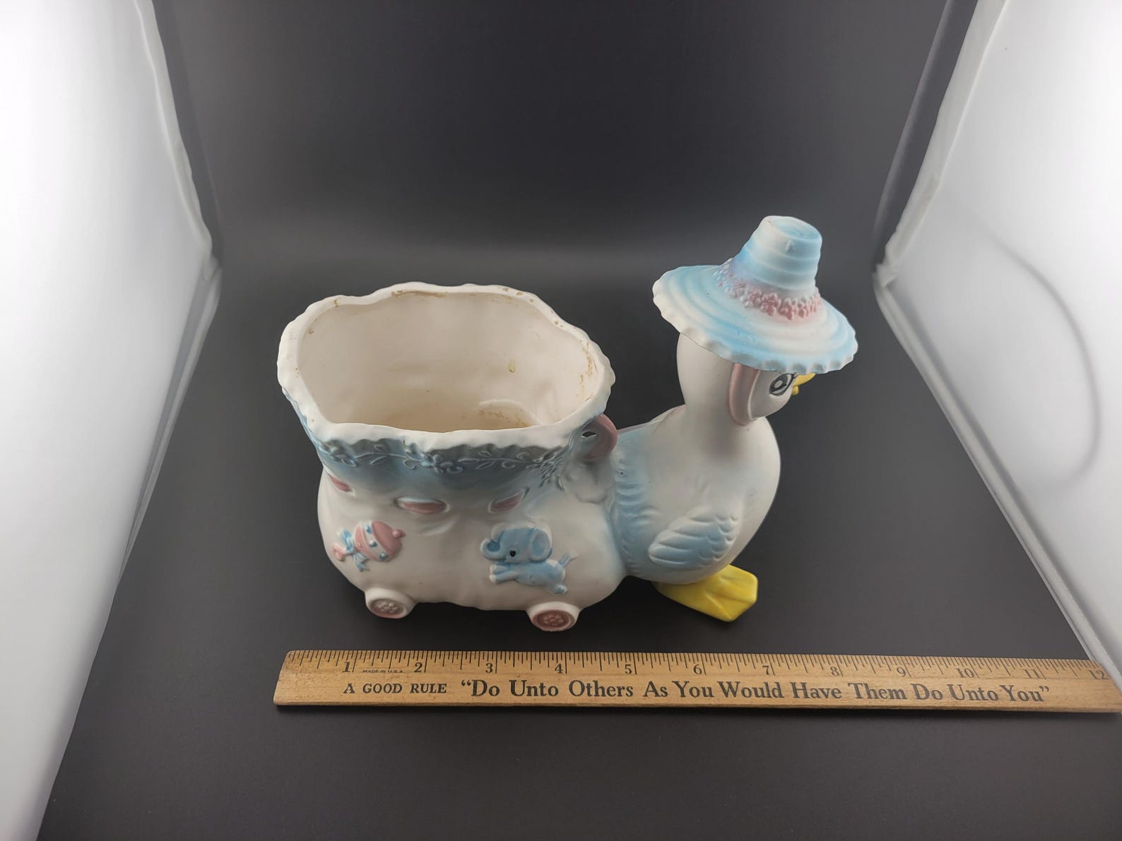 Napco Duck Planter, Napcoware Baby Planter, Napco Planter, Mother Goose ...