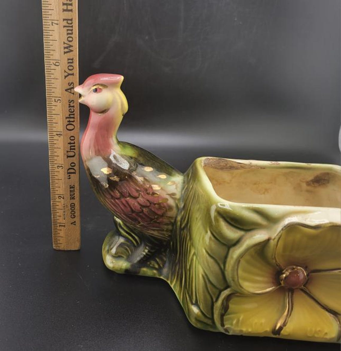 Hull Pottery Pheasant Planter With Planter, Vintage Hull Pottery ...