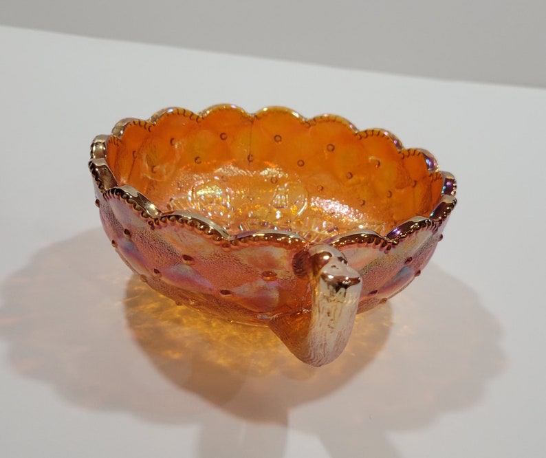 Imperial Carnival Glass Nappy Vintage Carnival Glass - Etsy