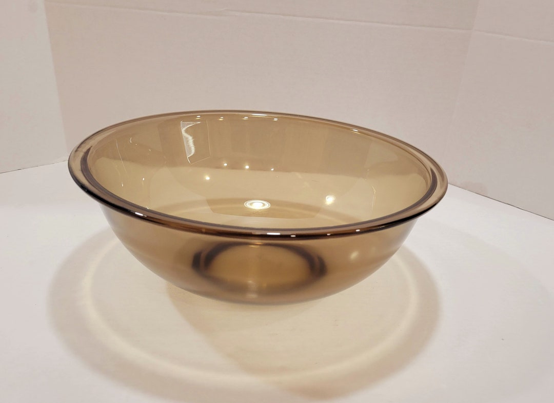 Vintage Amber Pyrex Mixing Bowl Pyrex Amber Glass Bowl Pyrex - Etsy