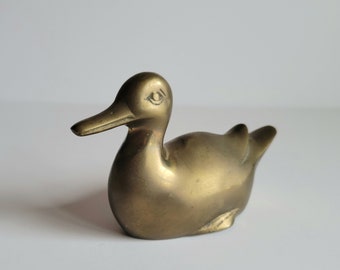 Solid Brass Duck | Etsy