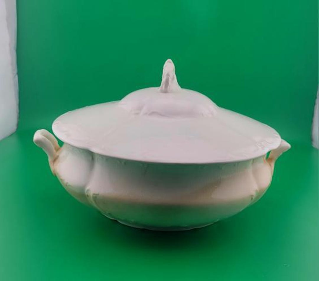 Antique Knowles Taylor and Knowles KT&K Semi Vitreous Porcelian Lidded ...