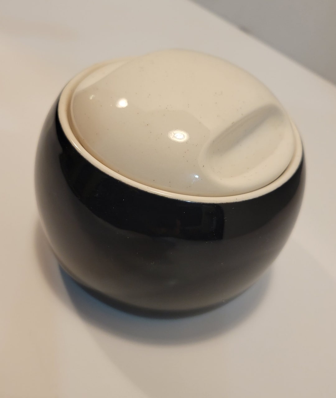 Mikasa Color Compliments Sugar Bowl, Vintage Mikasa Sugar Bowl, Black ...