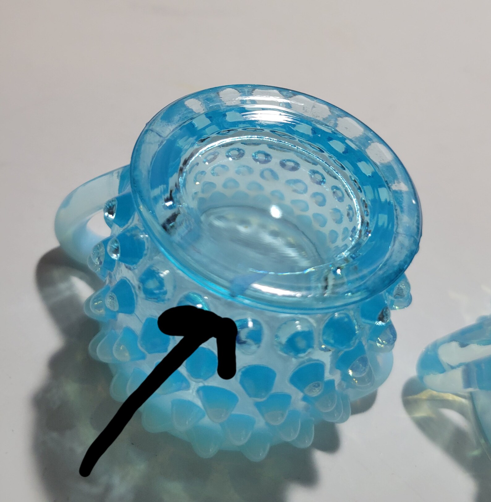 Vintage Fenton Hob Nail Glass Vintage Turquoise Fenton Glass - Etsy