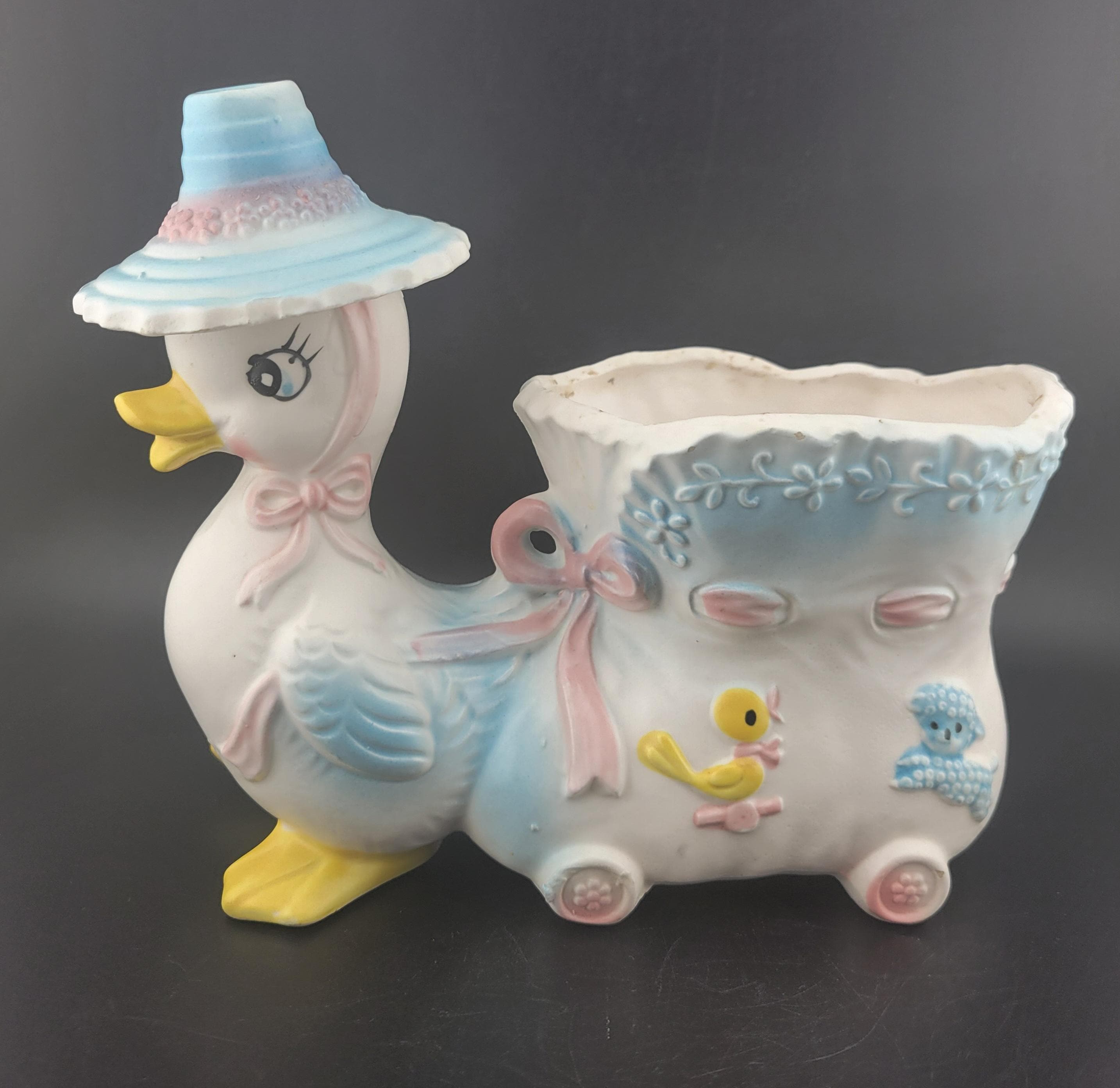 Napco Duck Planter, Napcoware Baby Planter, Napco Planter, Mother Goose ...