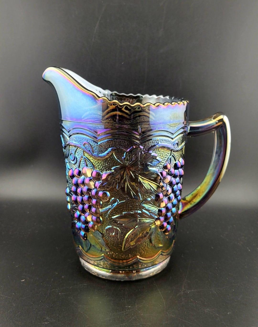 Vintage Imperial Glass, Imperial Carnival Glass, Imperial Glass Pitcher ...