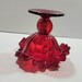 Vintage Fenton Ruby Red Compote, Vintage LG Wright Fenton Glass ...