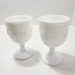 Imperial Milk Glass Goblets, Milk Glass Goblet With Grape Pattern ...