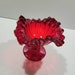 Vintage Fenton Ruby Red Compote, Vintage LG Wright Fenton Glass ...
